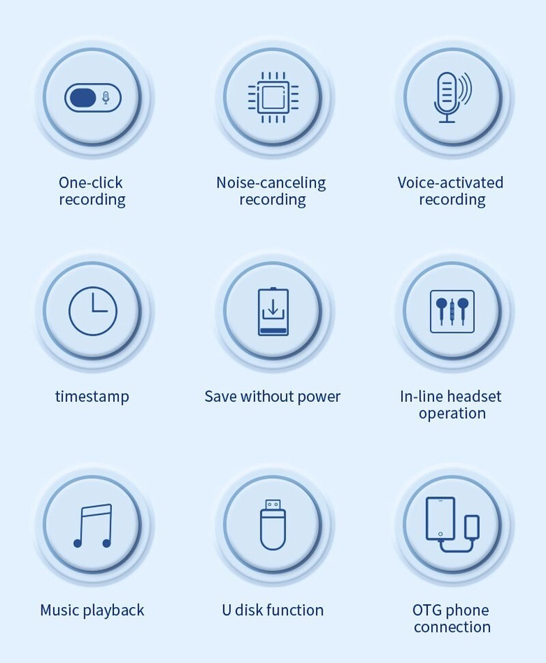 32G Mini voice activated recorder hidden magnet audio recording ...