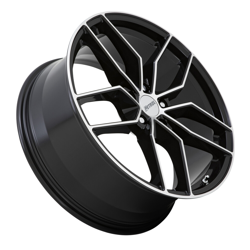 PETROL P5C Rim 18X8 5X105 Offset 40 Black Machined (Quantity of 4) | eBay
