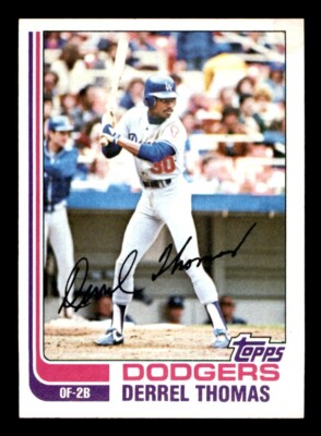 1982 Topps Baseball #348 Derrel Thomas EX/MT or Better *aa1 | eBay