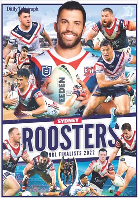 SYDNEY ROOSTERS NRL RUGBY TEAM PLAYER POSTER,BARGAIN FREE POST | eBay