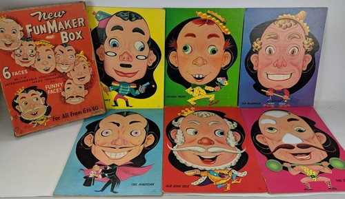 THE NEW FUNMAKER BOX Puzzle Funny Faces Game by Saalfield | eBay