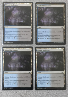 MTG MAGIC THE GATHERING DISMAL BACKWATER X4 PLAYSET - FATE REFORGED ...