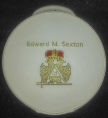 33rd degree Masonic Cap Case, Scottish Rite Cap Case, Masonic Cap Case ...