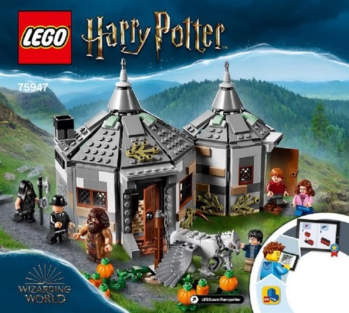 LEGO 75947 New Instruction Potter Hagrid's Hut Buckbeak Rescue Manual ...