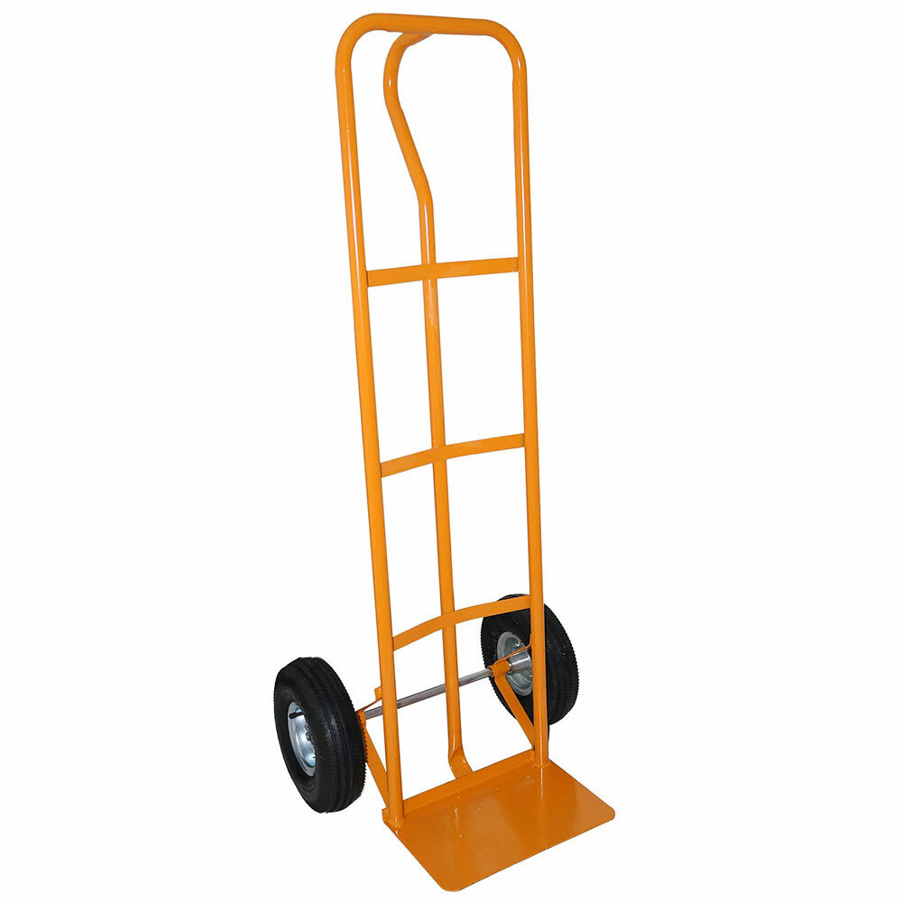 600lb Heavy Duty Sack Truck Industrial Hand Trolley With Pneumatic Tyre ...