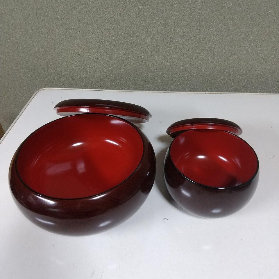 Aizu Lacquerware Set Large & Small Traditional Japanese Urushi Gift | eBay