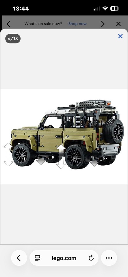 LEGO Technic Land Rover Defender 42110 Building Kit Complete with Box ...