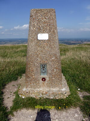 Photo 12x8 Trig point on Firle Beacon Alciston c2016 | eBay UK