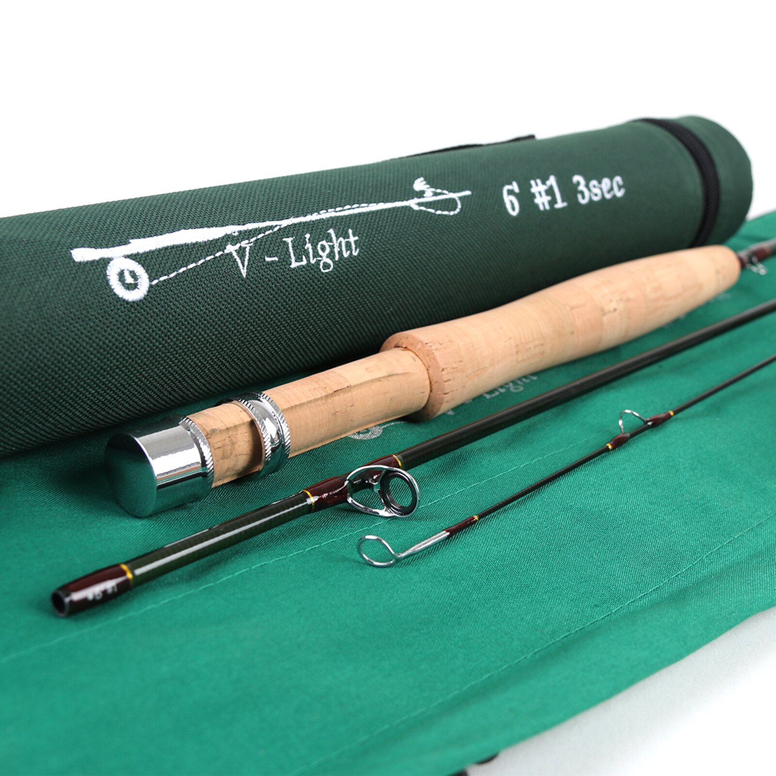 Maxcatch V-Light Fly Rod 1/2/3WT 6'/6'6"/7'/7'6" Fly Fishing Rod Small ...