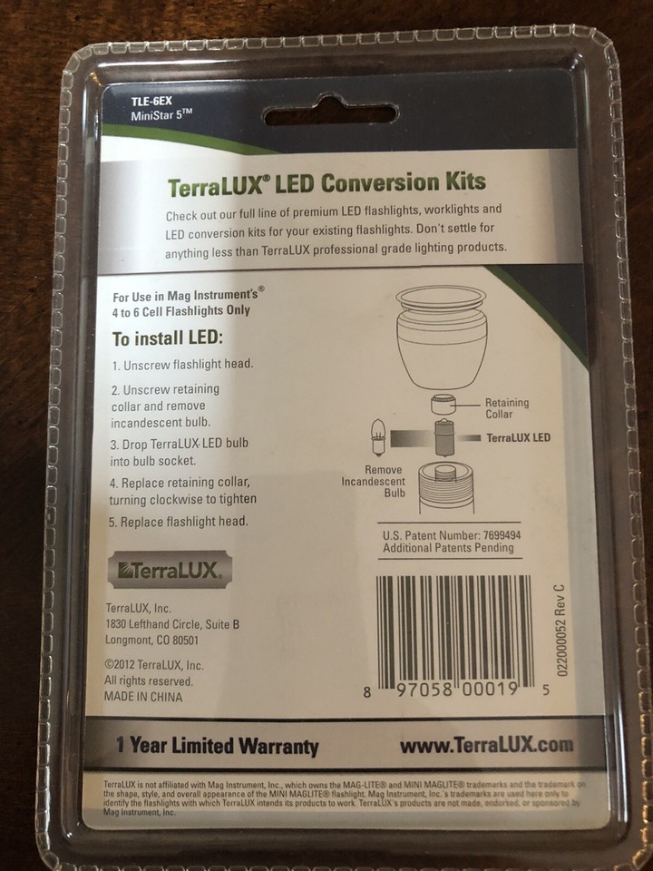 TERRALUX TLE-6EX LED CONVERSION KIT | eBay