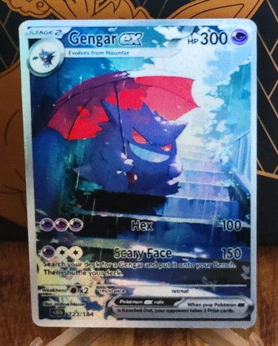Pokemon Gengar EX Anima Doujin ACG DIY Craft Full Art Custom Card Holo ...