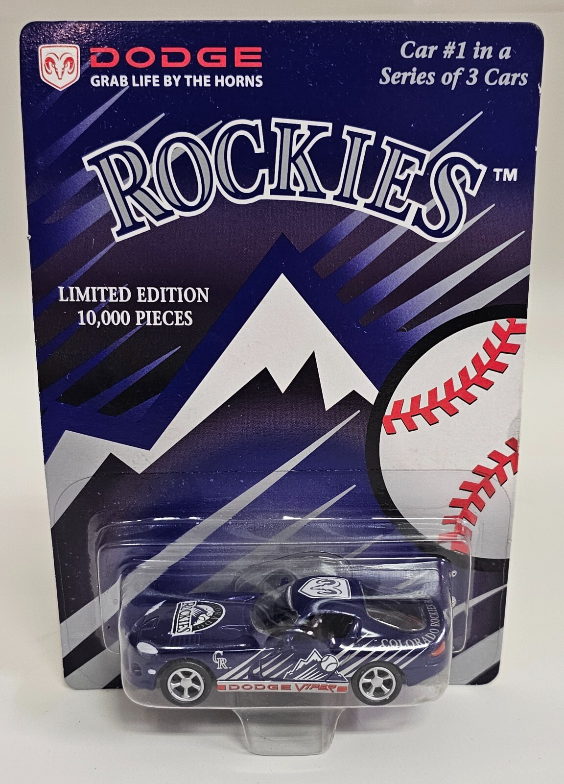 2003 era COLORADO ROCKIES DODGE VIPER 1/64 COLLECTIBLE PROMOTIONAL CAR ...