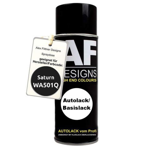 Für Saturn WA501Q Black Ice Metallic Spraydose Basislack Sprühdose ...