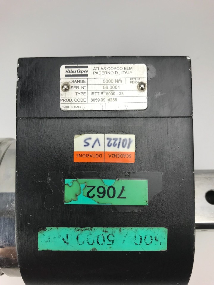 Atlas Copco IRTT-B 5000-38 Transducer 805909426 5000Nm | eBay