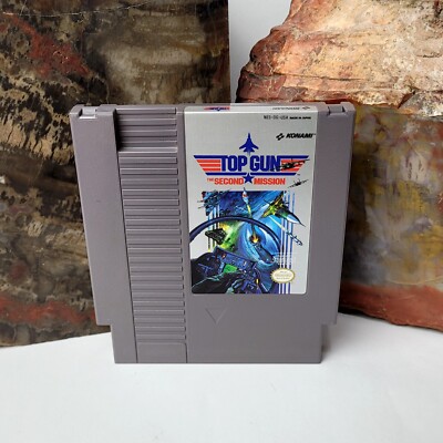 TOP GUN NINTENDO ENTERTAINMENT SYSTEM NES AUTHENTIC VIDEO GAME ...