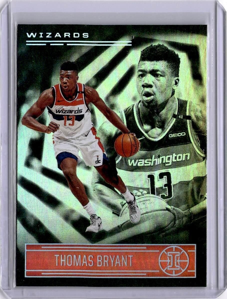 2020-21 Panini Illusions Emerald Thomas Bryant Washington Wizards #133 ...