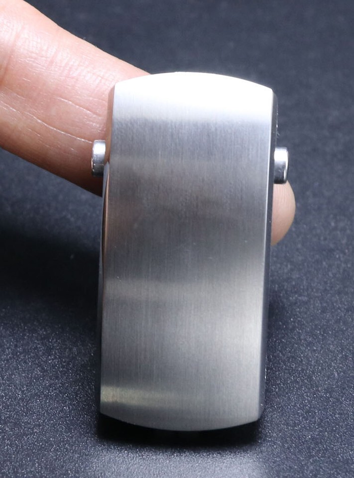 Deluxe Stainless Steel Folding Clasp Metal Micro-adjustable for Omega ...