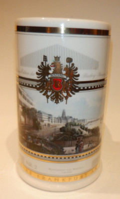 1994 BINDING Frankfurt, German Porcelain Beer Mug Motiv NR.2 ...