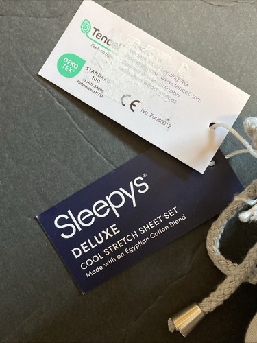 Sleepys DELUXE Cool Stretch Sheet Set, FULL, Dove Gray, NWT | eBay