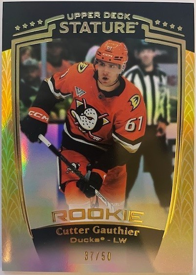2024-25 Upper Deck Stature - Rookies Cutter Gauthier, Cutter Gauthier ...