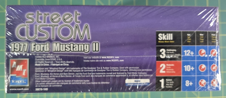 AMT Street Custom 1/25 1977 Ford Mustang II Model Kit 2005 Sealed | eBay