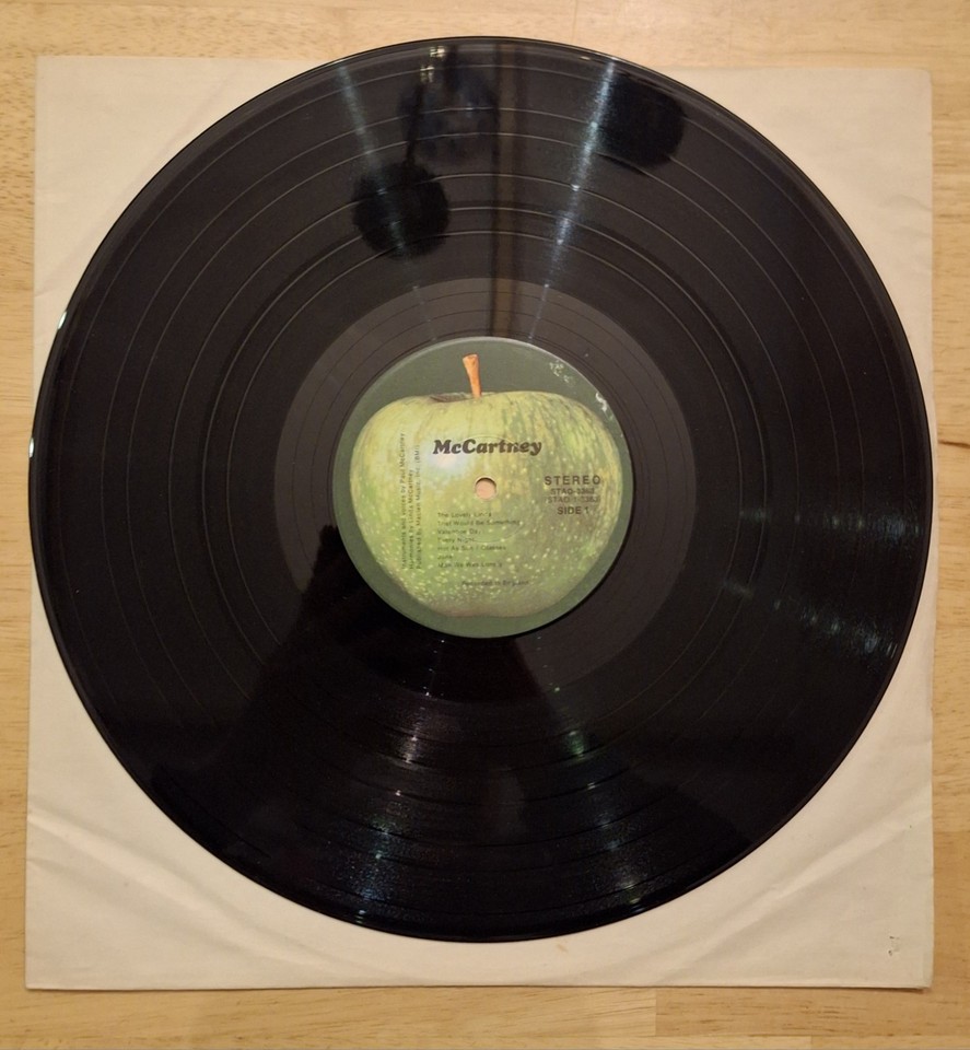 Paul McCartney McCartney Record LP Album Apple Vinyl STAO 3363 1970 ...