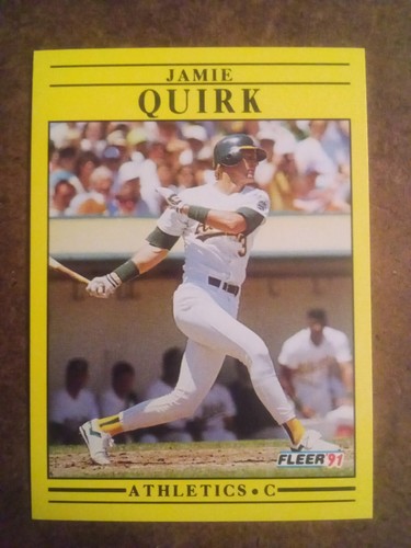 Jamie Quirk 21 Fleer 1991 MLB Baseball Card | eBay