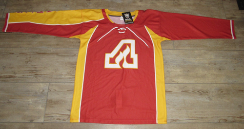 Atlanta Flames Royal Retros Throwback Hockey Jersey Fight Strap Men's ...