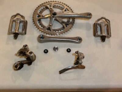 VINTAGE RALEIGH TECHNIUM Crank-Pedals-ft,rear Derailleurs | eBay