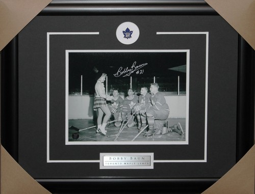 Bobby Baun signed autograph Toronto Maple Leafs 8x10 framed | eBay