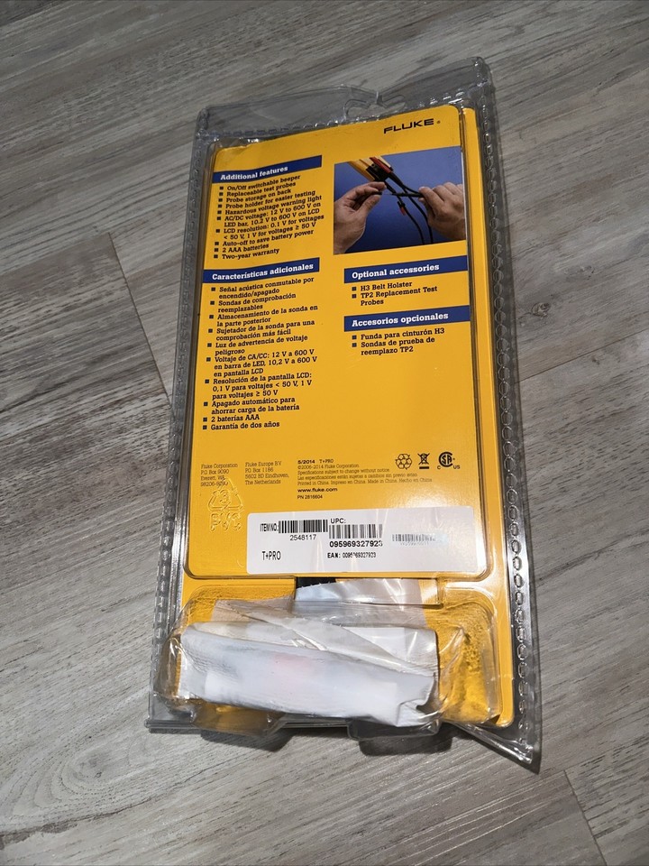 Fluke T Pro Electrical Tester - 2548117 95969327923 | eBay