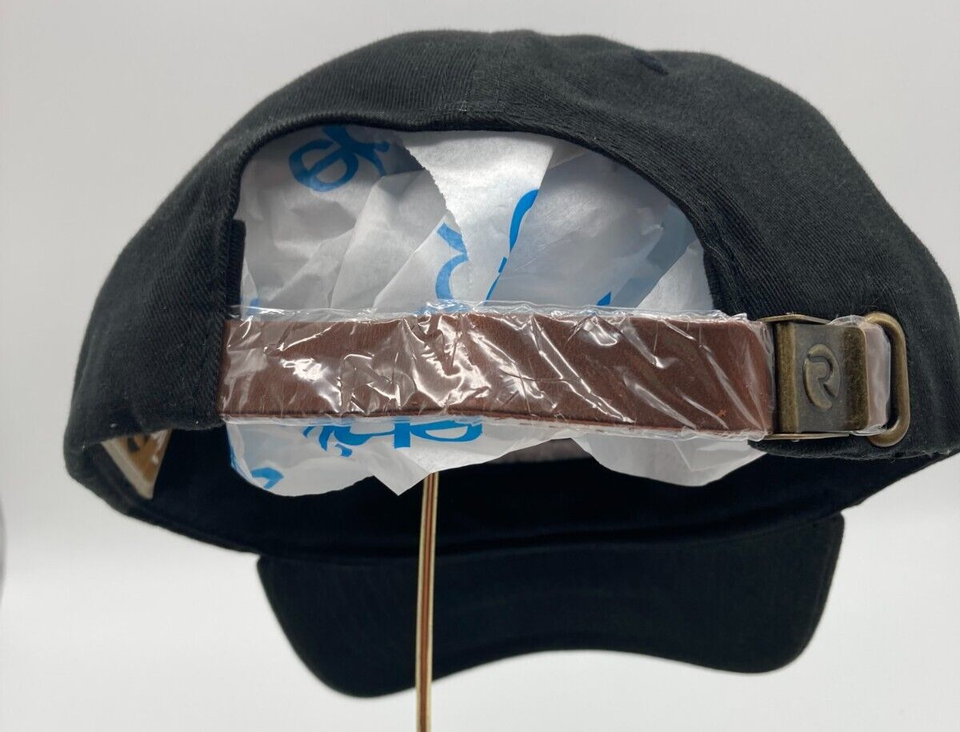 Mens Cap Adjustable leather Back Strap Stitched Emblem JFK Annual Golf ...