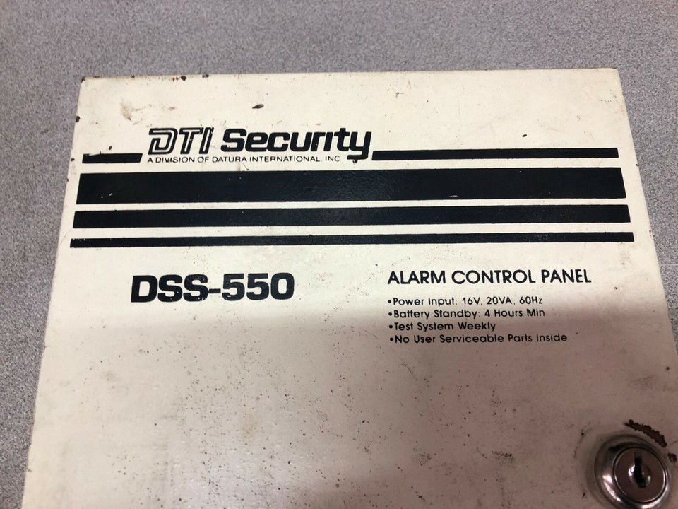 USED DTI SECURITY ALARM CONTROL PANEL DSS-550 | eBay
