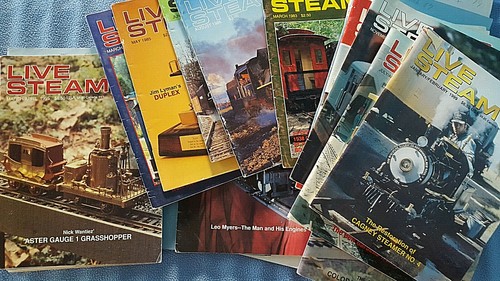 23 Vintage LIVE STEAM MAGAZINE - 1980s & 90s large scale railroad ...