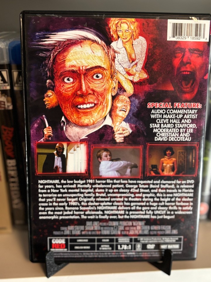 Nightmare Uncut (DVD, 1981) 35th Anniversary Ed., Code Red OOP 738329185923| eBay