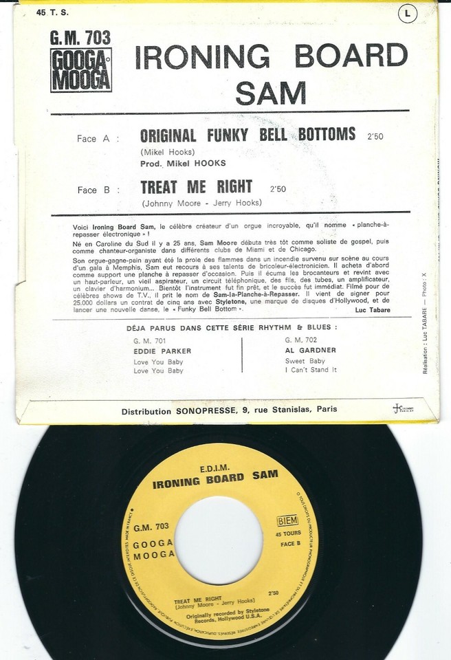 Funk - Ironing Board Sam GOOGA MOOGA 703 Original Funky bell bottom ...