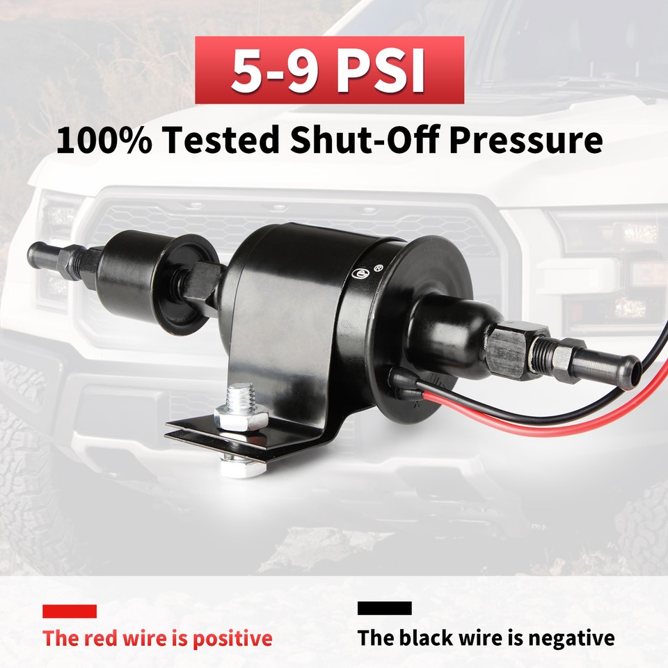 Advanced 12V Universal Fuel Pump Electric Gas Diesel Inline Low ...