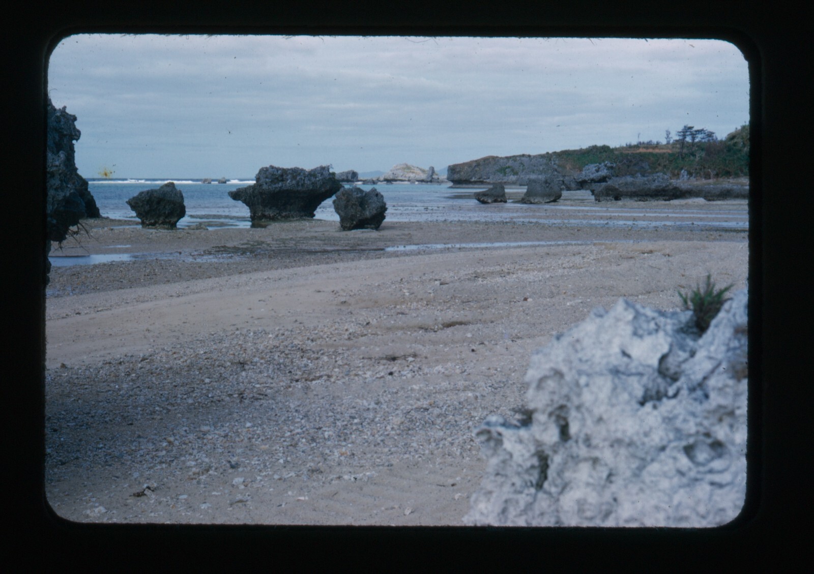 c1950 Bolo Point Okinawa Japan Red Boarder 33mm Side Trans 5 | eBay