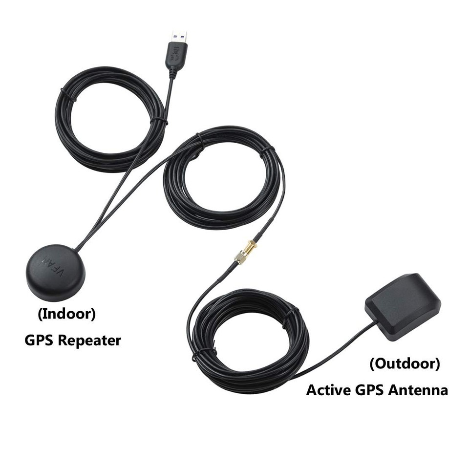 VFAN GPS Repeater Signal Booster Amplifier Strength Active Black | eBay