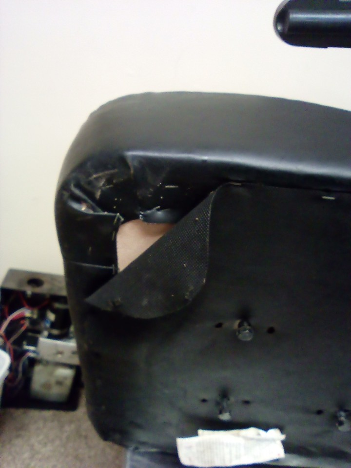 Pride Raptor Mobility Scooter Seat and Back , Black With Headrest ML1 ...