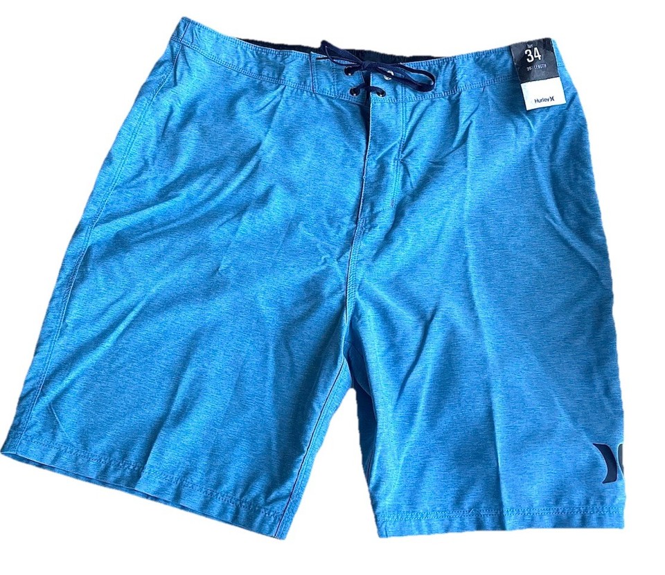 Hurley Board Shorts One & Only Cross Dye 20” Men’s Size 34 New | eBay
