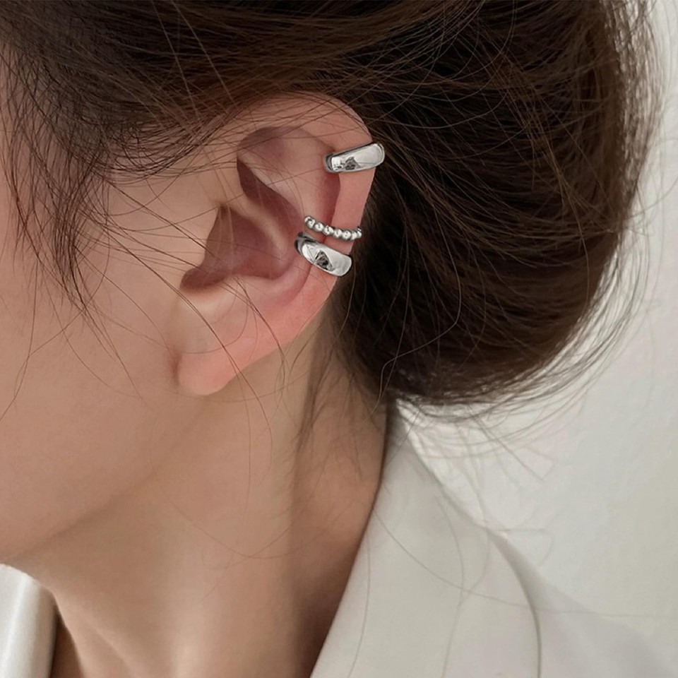 Ear Cuffs Non Piercing for Women Ear Cuff Stack Trendy Gold Plated Clip ...