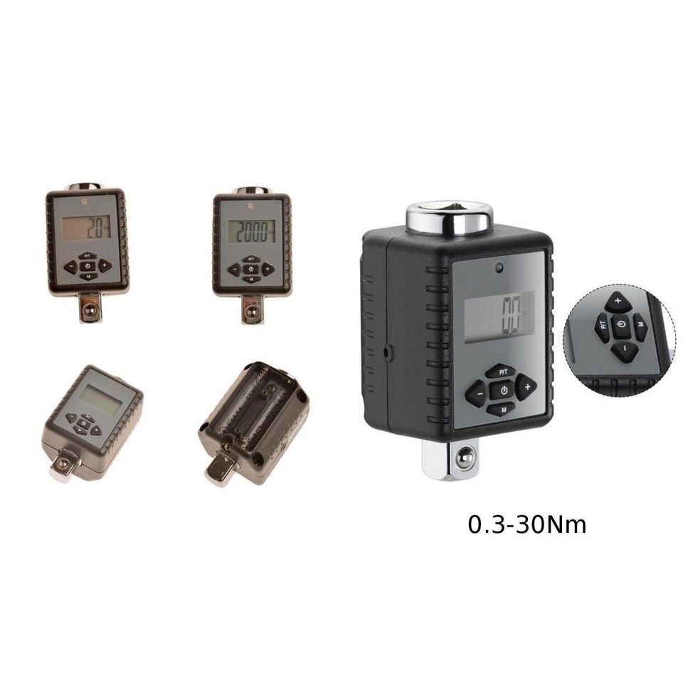 Electronic torque adapter for precision assembly with alarm before ...