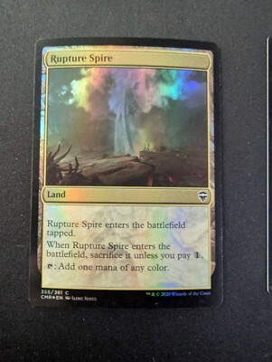 RUPTURE SPIRE FOIL #355 MTG Commander Legends | eBay