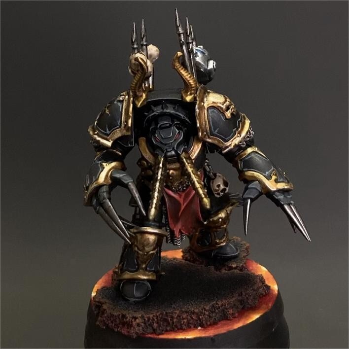 Warhammer 40K Csm Chaos Terminators Squad Presale Painted Chaos Space ...