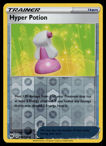 Pokemon Card - SWSH - Champion's Path Hyper Potion 054/073 Reverse Holo ...