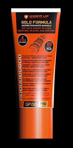 WARM UP GOLD FORMULA Tube 150 ml Anti friction boite manuelle PRODUIT ...