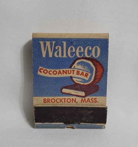 Vintage Washburn's Waleeco Cocoanut Bar Matchbook Brockton MA ...