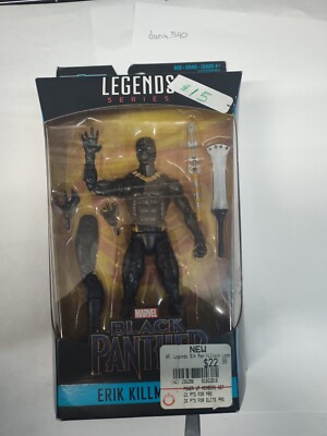 Marvel Legends ERIK KILLMONGER 6" Action Figure Okoye BAF (Build-A ...