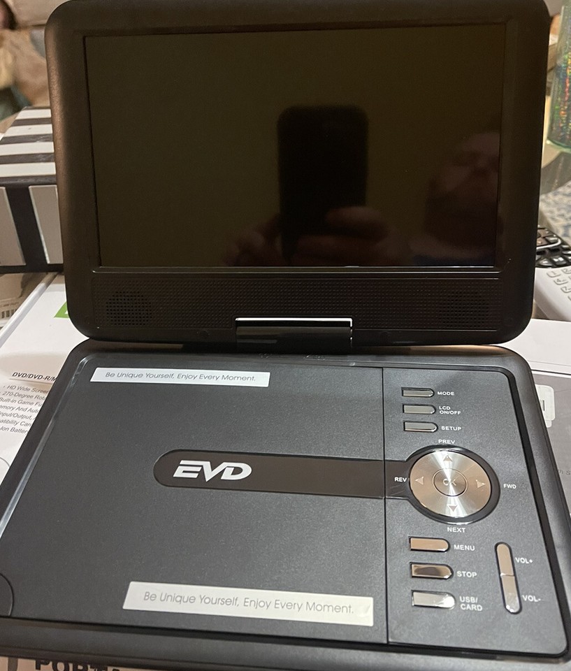 Buyee Handheld Portable DVD Player 9.5 Inch 270 Degree Swivel Screen ...